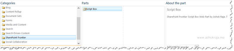 Script Box WebPart for SharePoint 2013 and 2010 to easily refer JavaScript and Style Sheets in ...